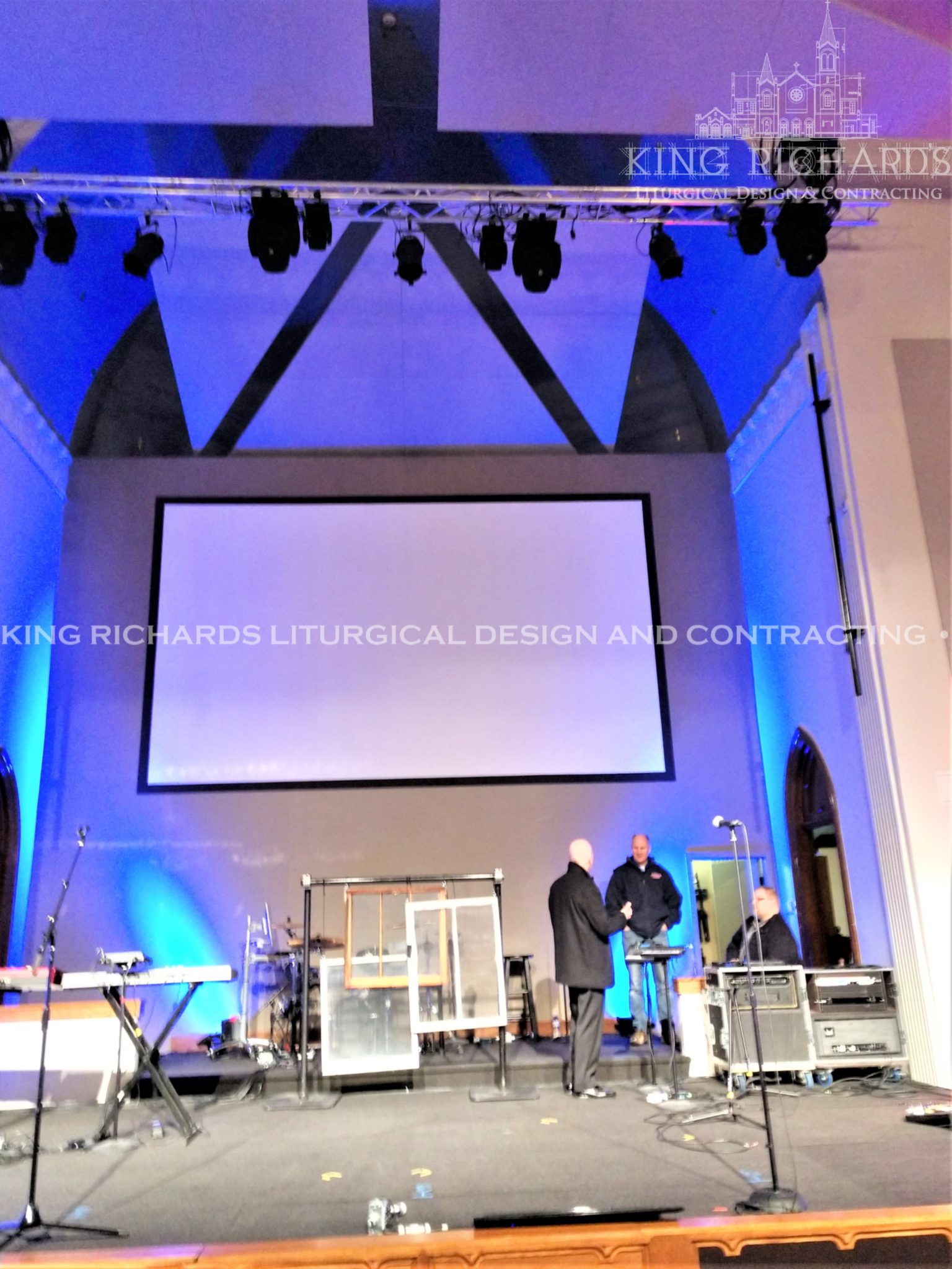 Antique Carrara Marble and Mosaic Reredos/High Altar - King Richards