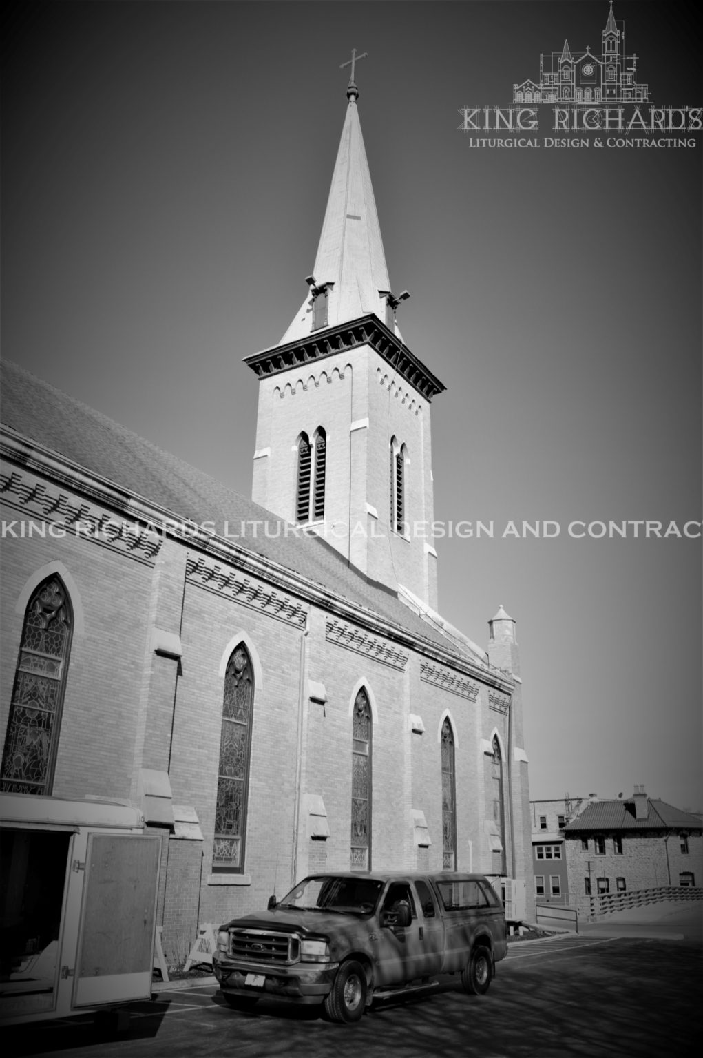 Antique Carrara Marble and Mosaic Reredos/High Altar - King Richards