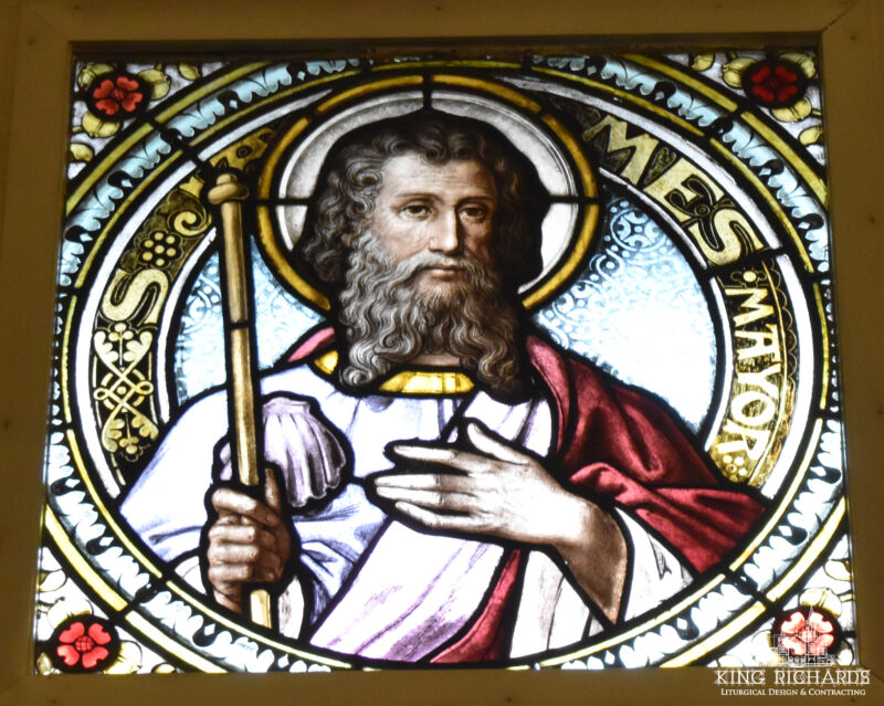 Stained Glass Window of James Minor - King Richards